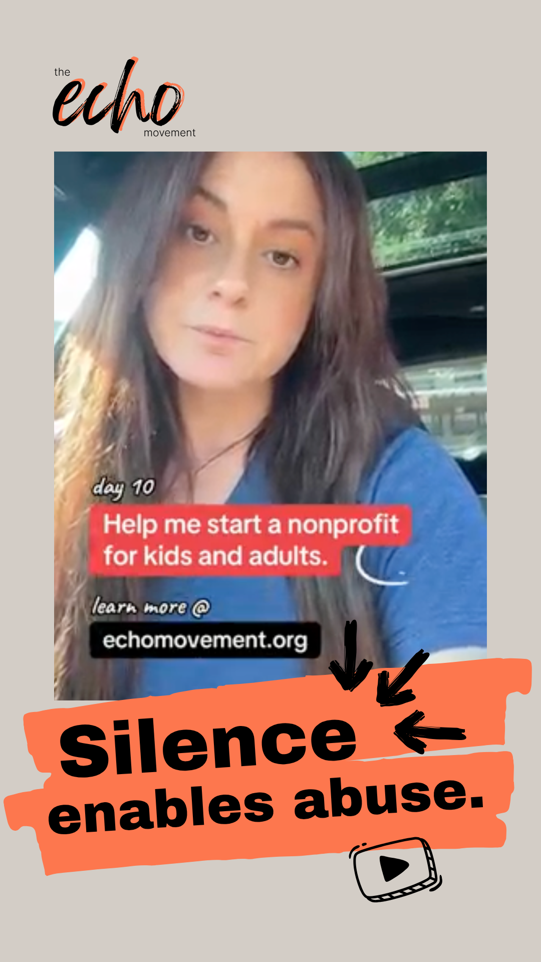 Silence Enables Abuse | The Echo Movement